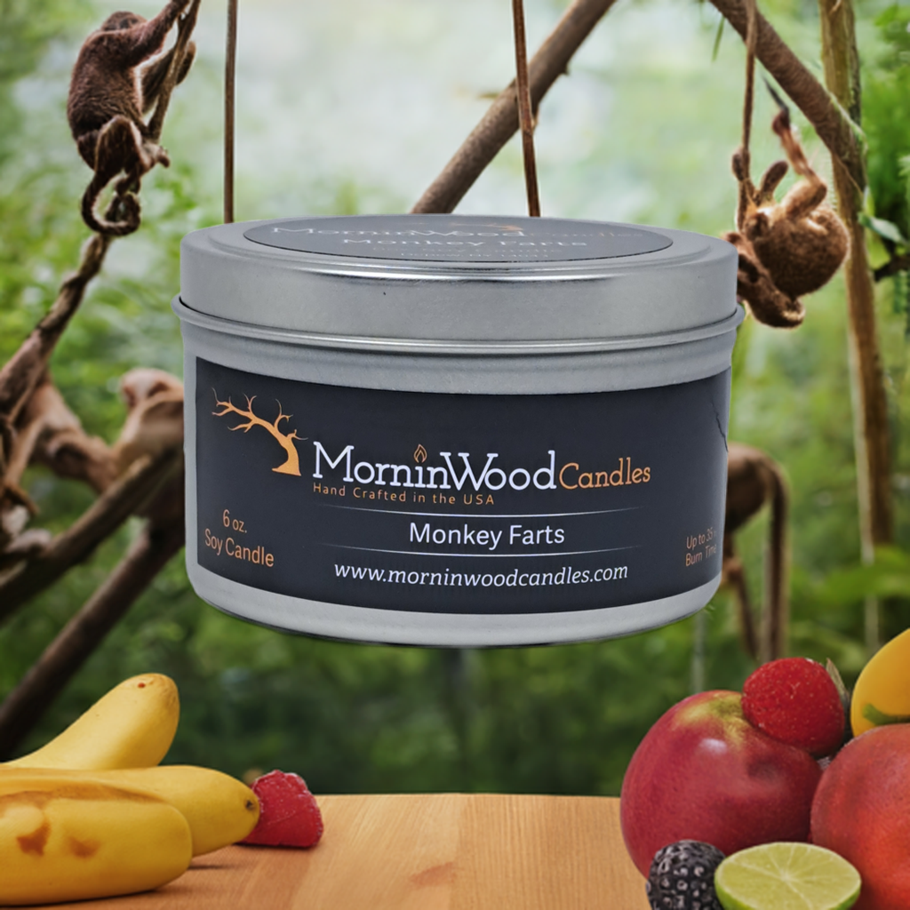 Monkey Farts - 8 oz. Tin – MorninWood Candles